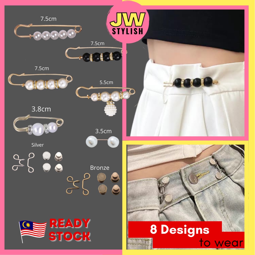 Waist Brooch Buckle Pin Female Fixed Dress Waist Change Small Skirt ...