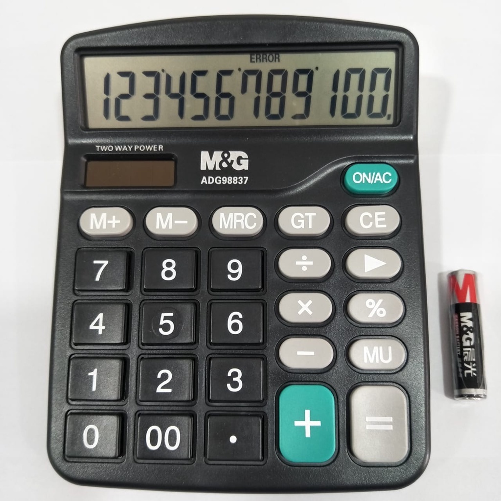 M&G Electronic Calculator 12digits- Dual Power Supply( ADG98766(E) (MGC ...