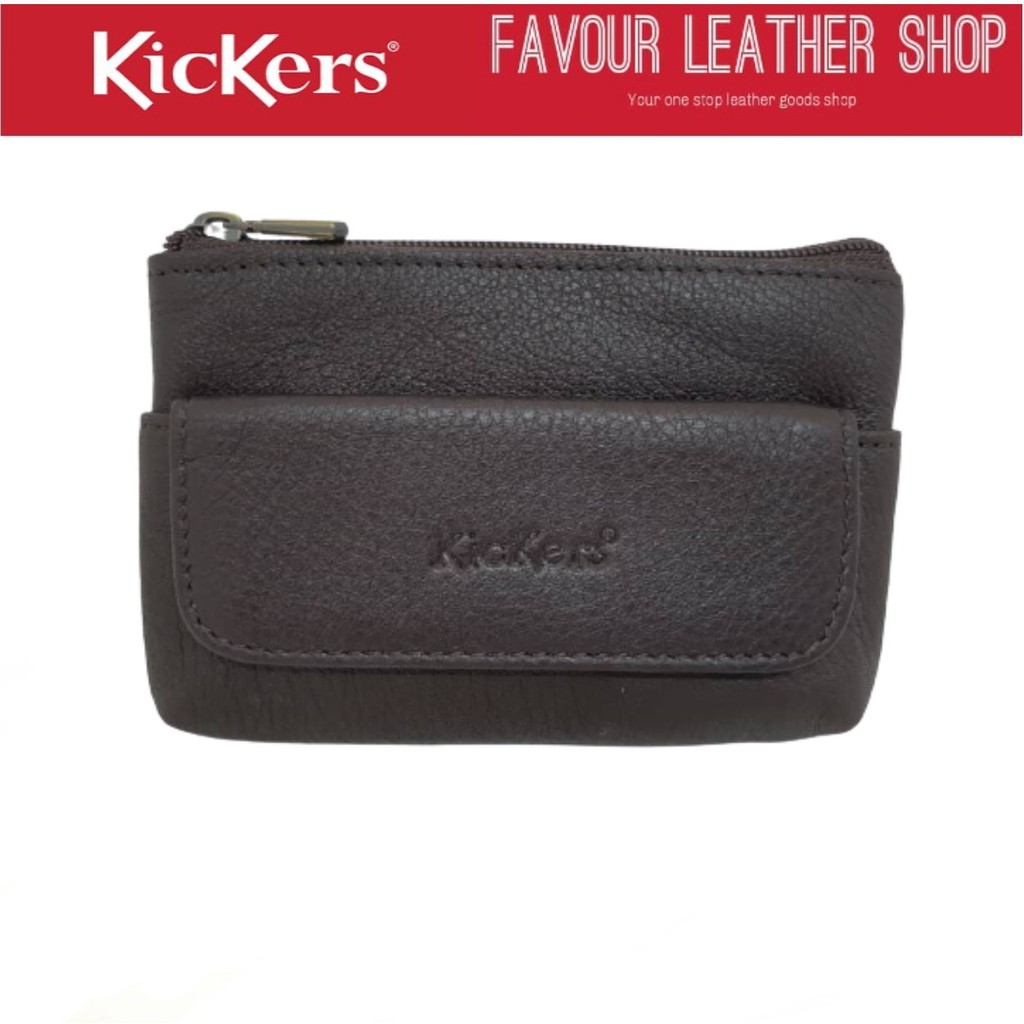 Kickers Genuine Leather Coin Pouch (1KIC-88372) | Shopee Malaysia