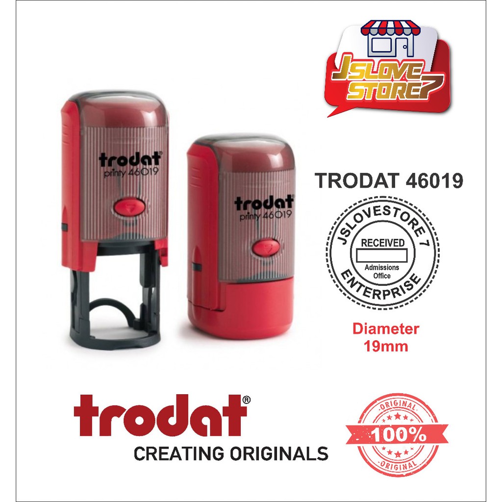 BODY SET TRODAT SELF INK ROUND STAMP 46019 / 46025 / 4630 / 4642 ( Self ...