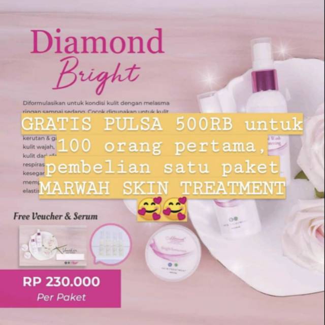 Marwah Diamond Bright - Skin Care - Facial Treatment - Skincare - Glowing Face - Dull Skin ...