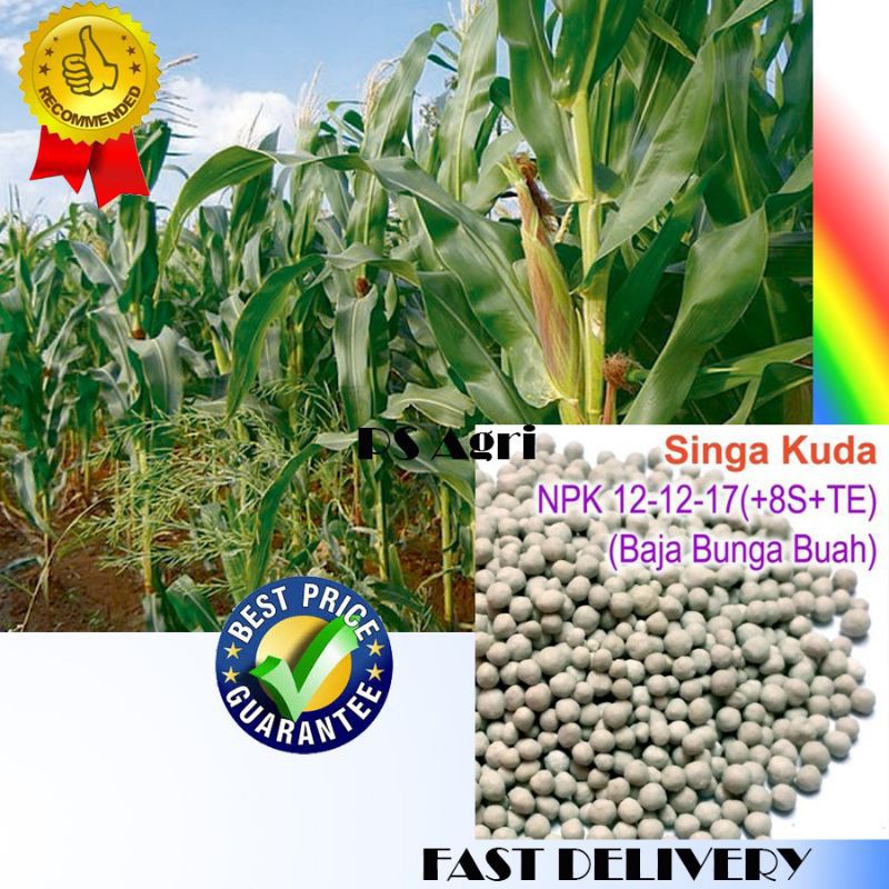 1kg Baja Bunga NPK : 12-12-17-2+8S+TE 蓝肥 | Shopee Malaysia