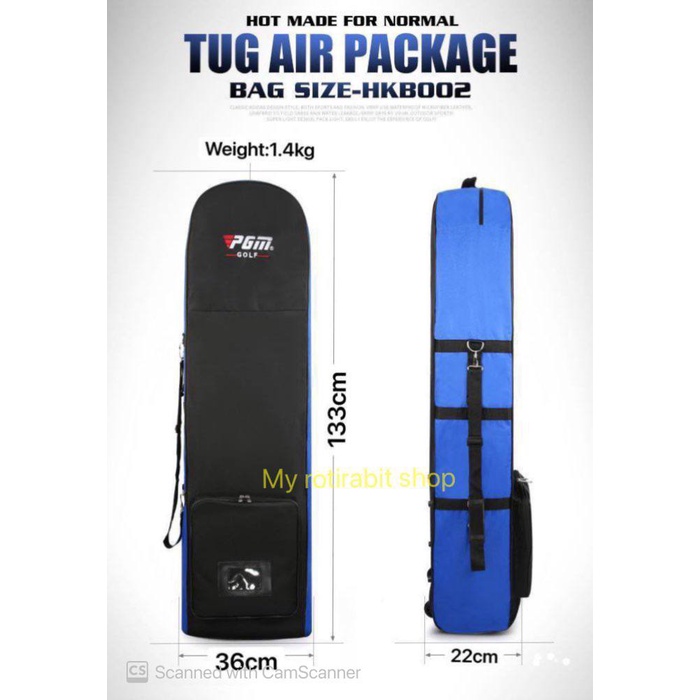 PGM Golf Tug Air Package - Foldable Golf Club Travel Cover Bag-HKB002 | Shopee Malaysia