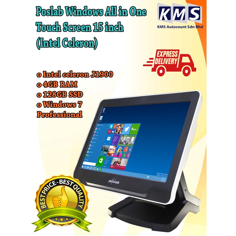 Poslab Windows All in One Touch Screen 15 inch (Intel Celeron) | Shopee Malaysia