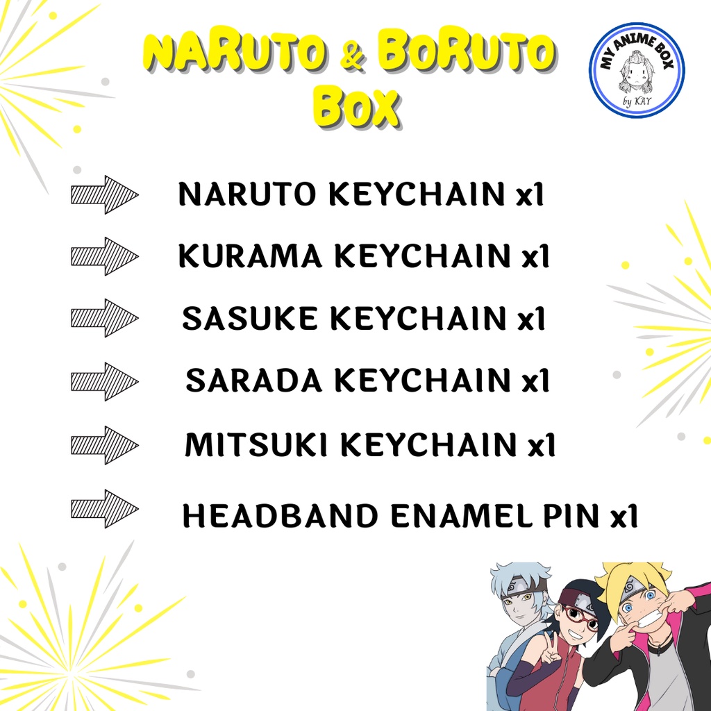Naruto and Boruto Set Box | Shopee Malaysia