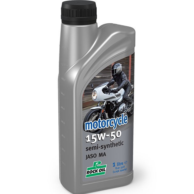 Rock Oil Semi-Synthetic Motorcycle 15w50 Engine Oil For LC135 / Y15 ...