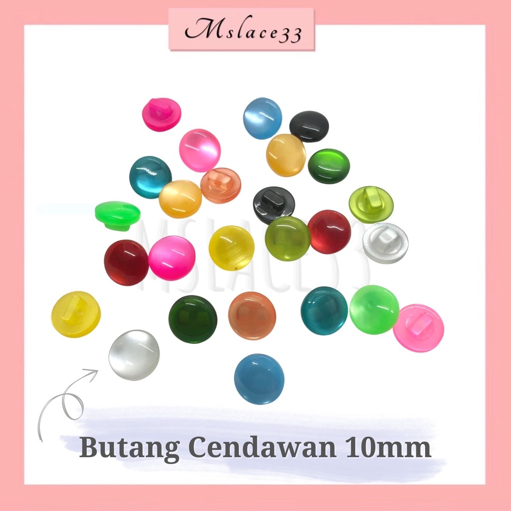 10pcs Butang Baju Kurung Kecil /Colourful Button Mushroom/ Butang ...