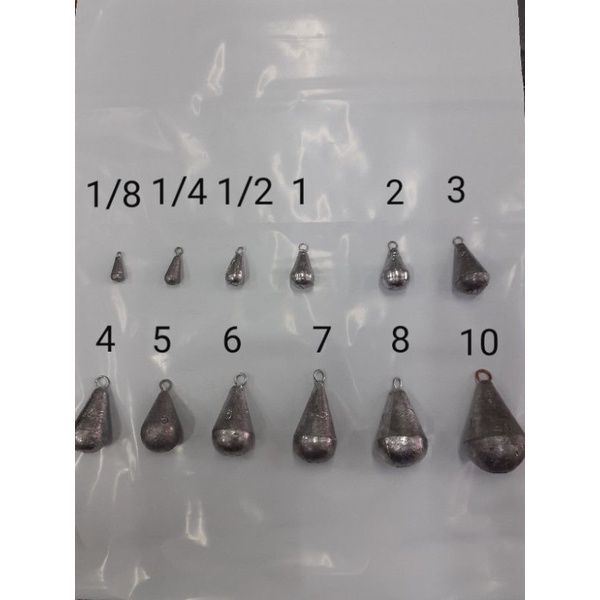 BATU LADUNG DROP LEAD SINKER FISHING | Shopee Malaysia