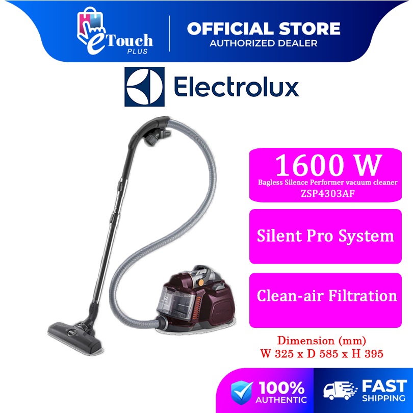 ELECTROLUX (ZSP4303AF) 1600W SILENT PRO BAGLESS VACUUM CLEANER HEPA12 ...
