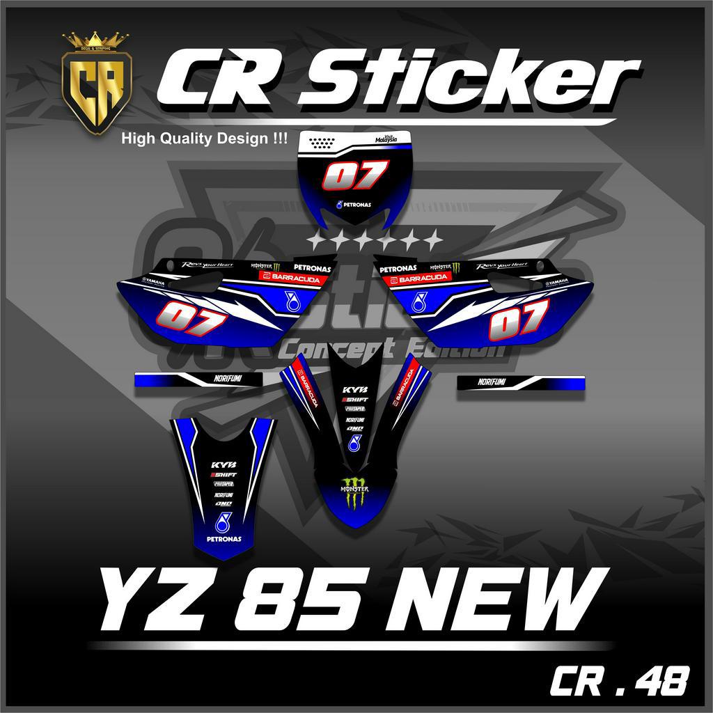 Sticker Striping Sticker Decal Variation Lis Semi Full Yamaha YZ 85 new Graphic Design | Shopee ...