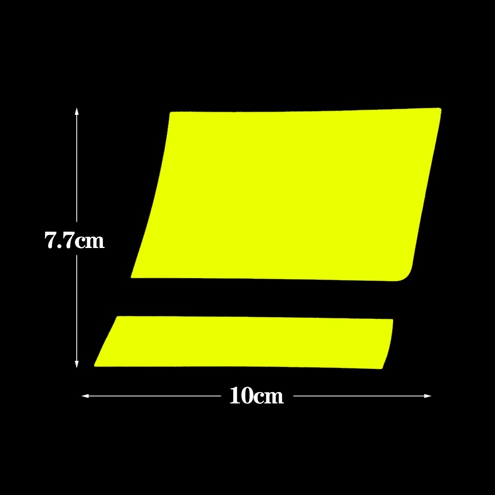 Car Sticker Reflective Car Wheel Rim Vinyl Warning Stickers Hash Mark ...