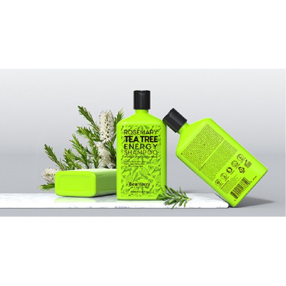 Beamarry Rosemarry Tea Tree Energy Shampoo 380ml | Shopee Malaysia