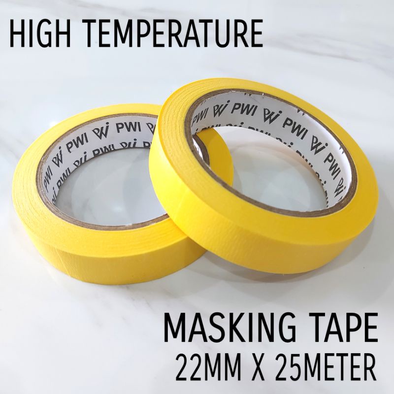 Pwi Paper Insulation Premium Higt Temperature Masking Tape | Shopee ...