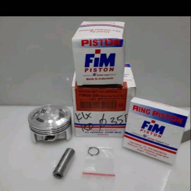 Piston kit klx 150 oversize 350 FIM diameter 61.5 mm | Shopee Malaysia