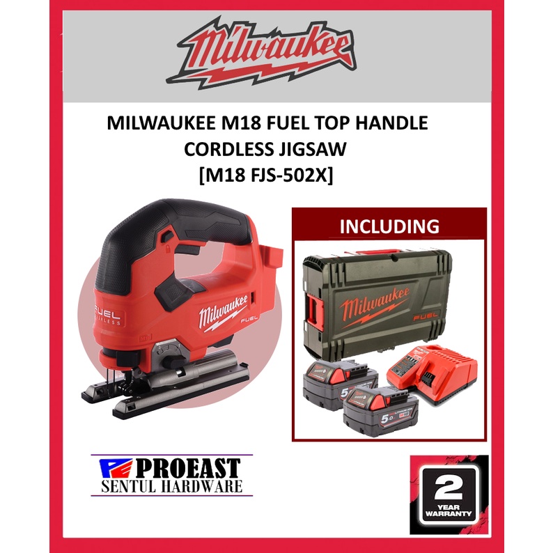 MILWAUKEE M18 FJS-0 FUEL Top Handle Cordless JIGSAW / Cut-Off Machine ...