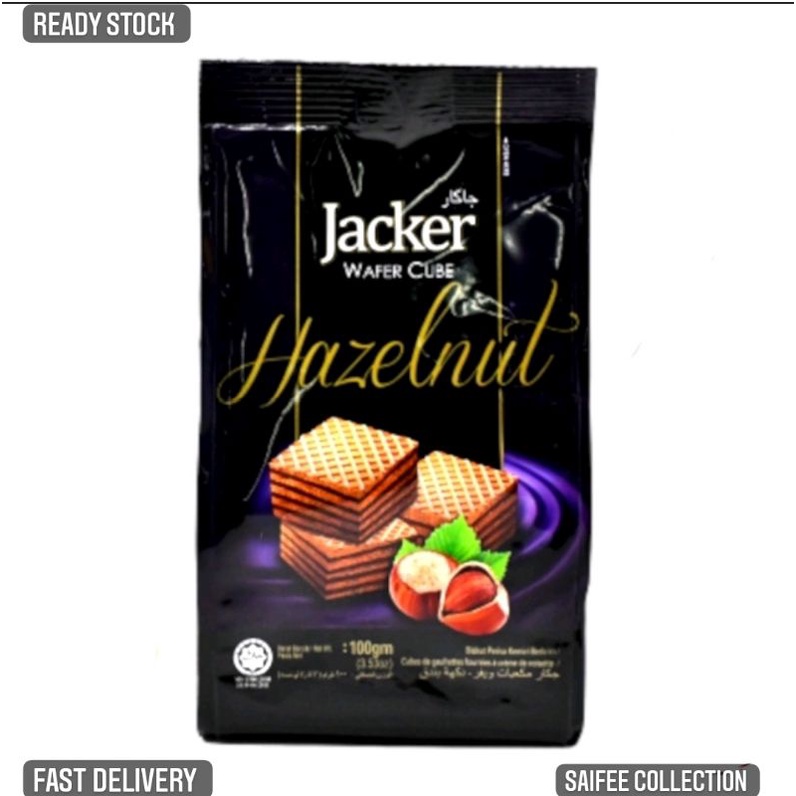 Jacker Hazelnut Wafer Cube 100G | Shopee Malaysia