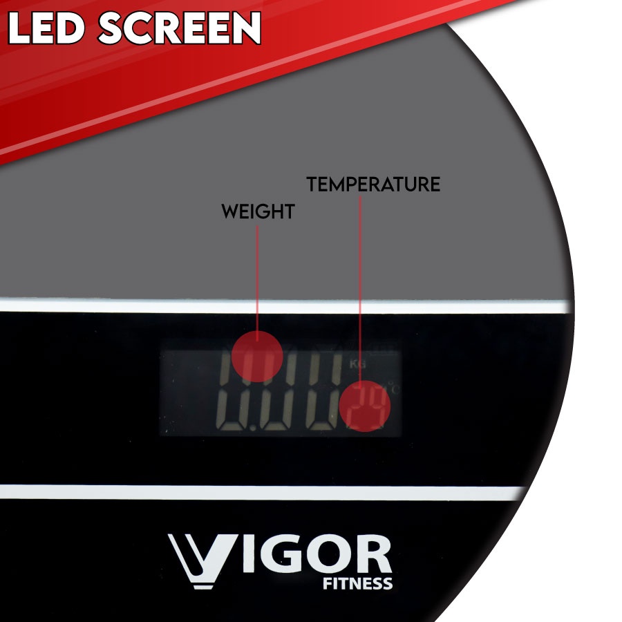 Vigor Fitness Iscale S Digital Weight Scale / Iscale S Skala Berat ...