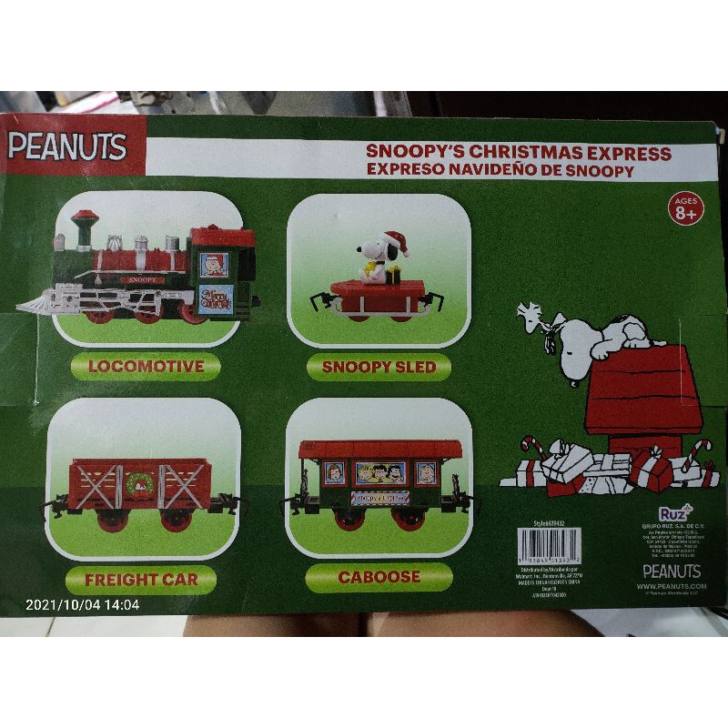 PEANUTS CHRISTMAS VERSION TRAIN SET | Shopee Malaysia