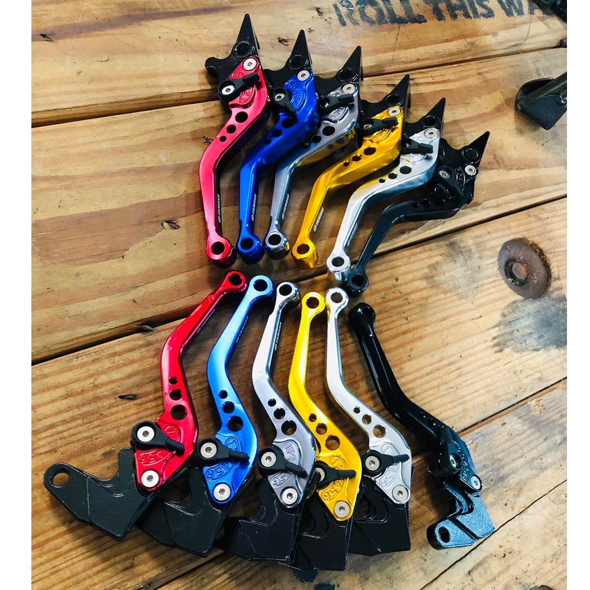 Adjustable Alloy Brake Clutch Lever For Honda RSX150 RS150 Yamaha Y15ZR Y16ZR LC135 LC135 5S ...