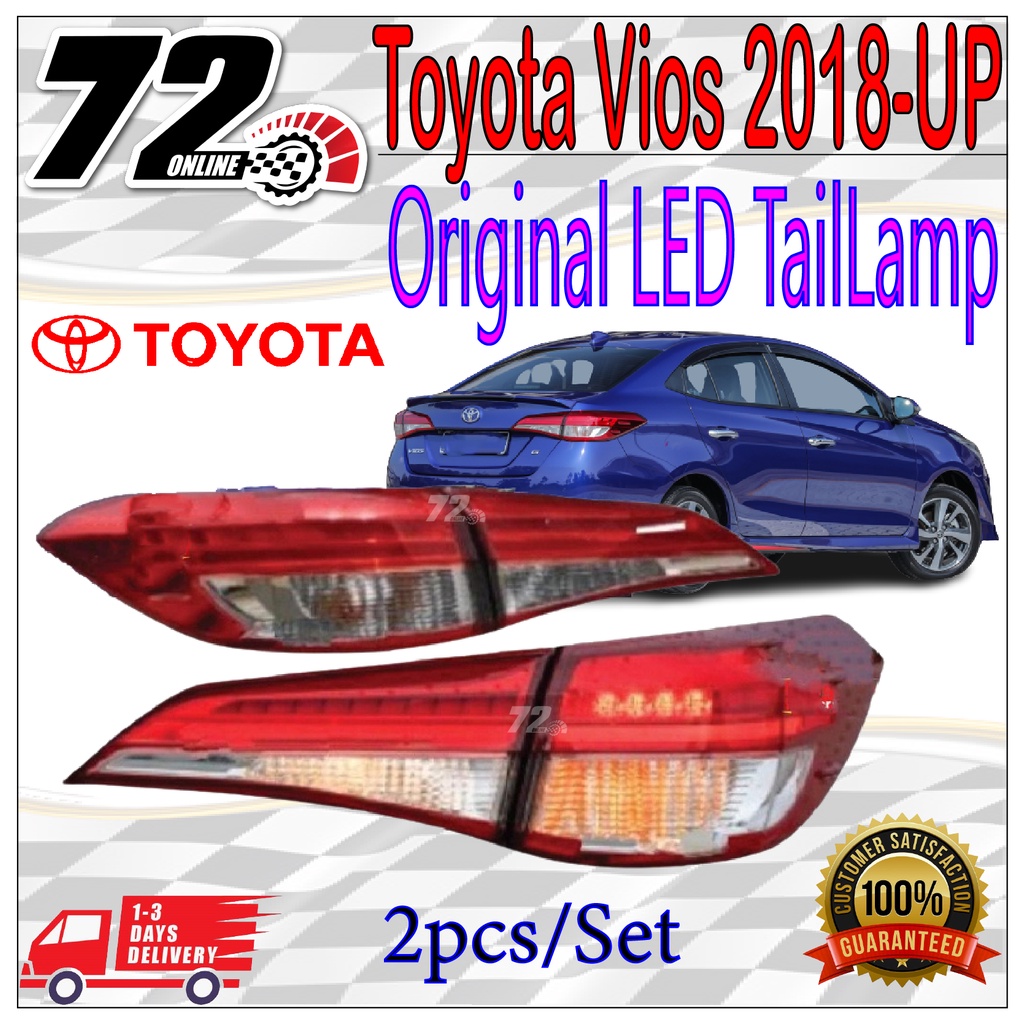 Toyota Vios 2018 2019 2020 2021 LED Tail Lamp Rear Light - Ori | Shopee ...