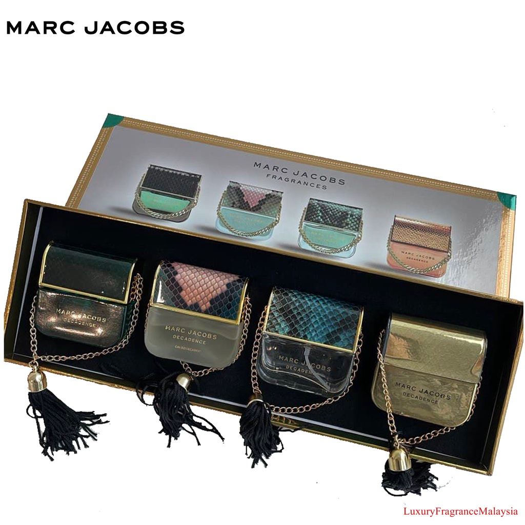 (Gift Set 4in1) Marc Jacobs Gold Box Set (4X25ml) | Shopee Malaysia