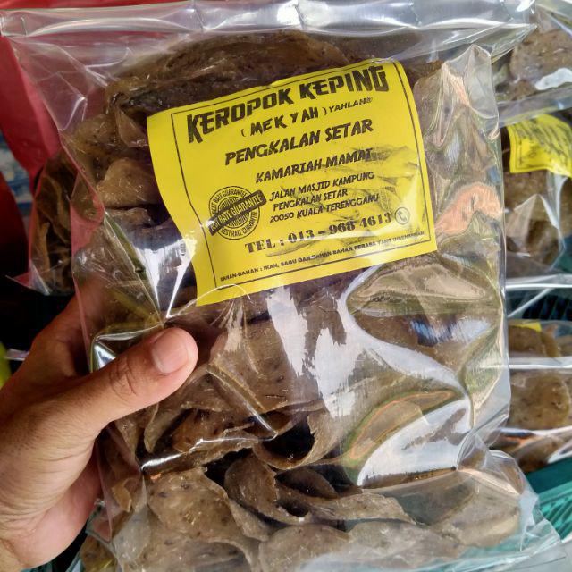 KEROPOK KEPING ORIGINAL PENGKALAN SETAR 💯IKAN TAMBAN 500gram | Shopee ...