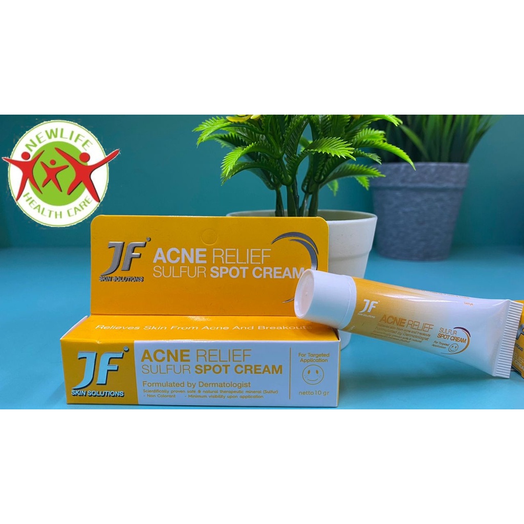JF Acne Relief Sulfur Spot Cream (10gm) | Shopee Malaysia