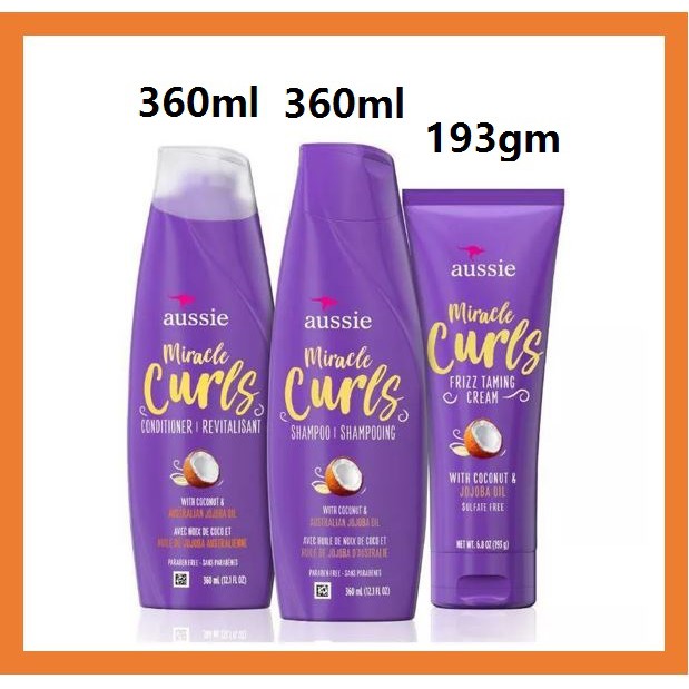 Ready Stock Aussie SHAMPOO Miracle Curl Shampoo with Coconut ...