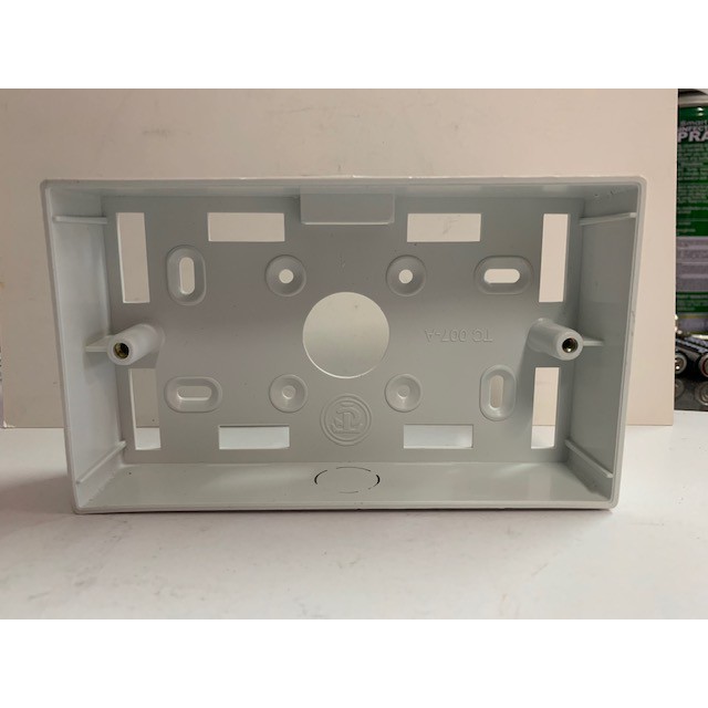 {READY STOCK} - PVC Base 3x7/Box Surface Type Nut Box/ Electrical Box ...