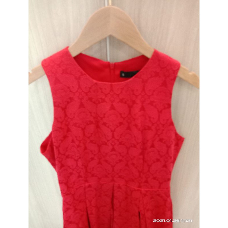 Red color CNY dress. | Shopee Malaysia
