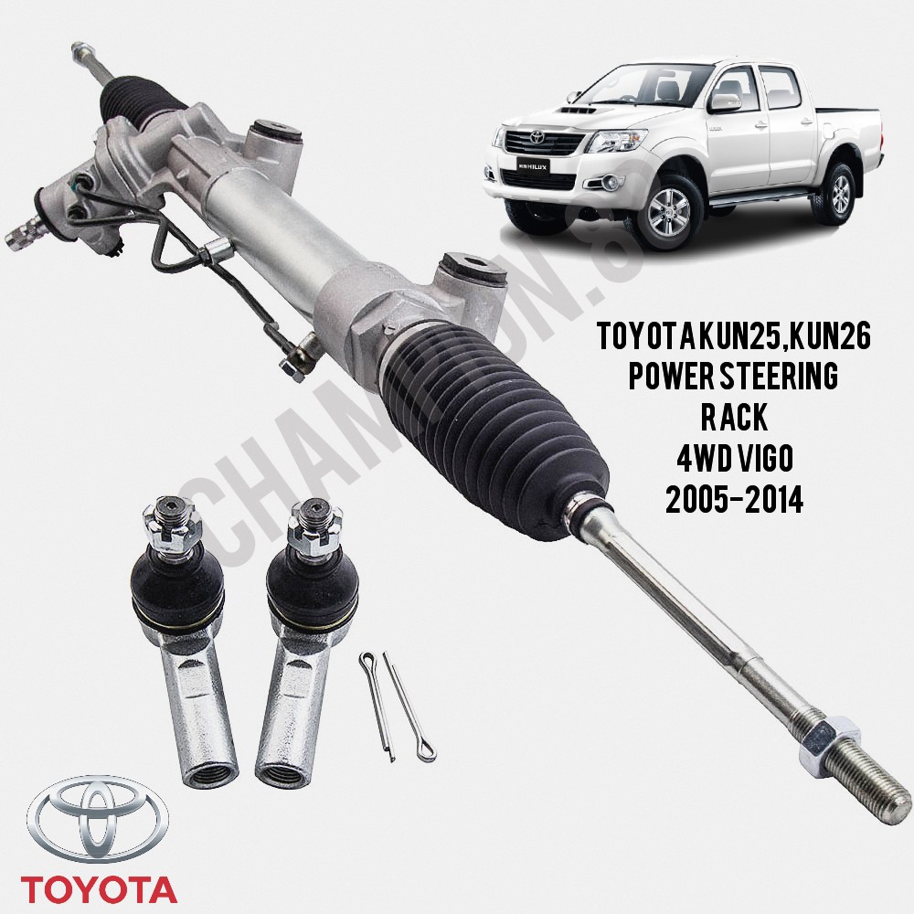 TOYOTA HILUX KUN25 KUN26 4WD (2004-2015) POWER STEERING RACK | Shopee ...
