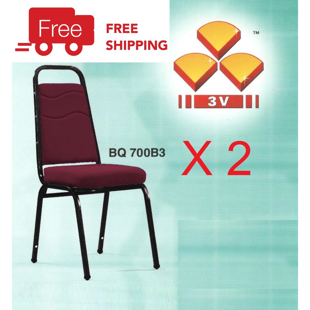 EPK 2 UNIT 3V Banquet Chair / Dining Chair / Chair ( Epoxy ) | Shopee ...