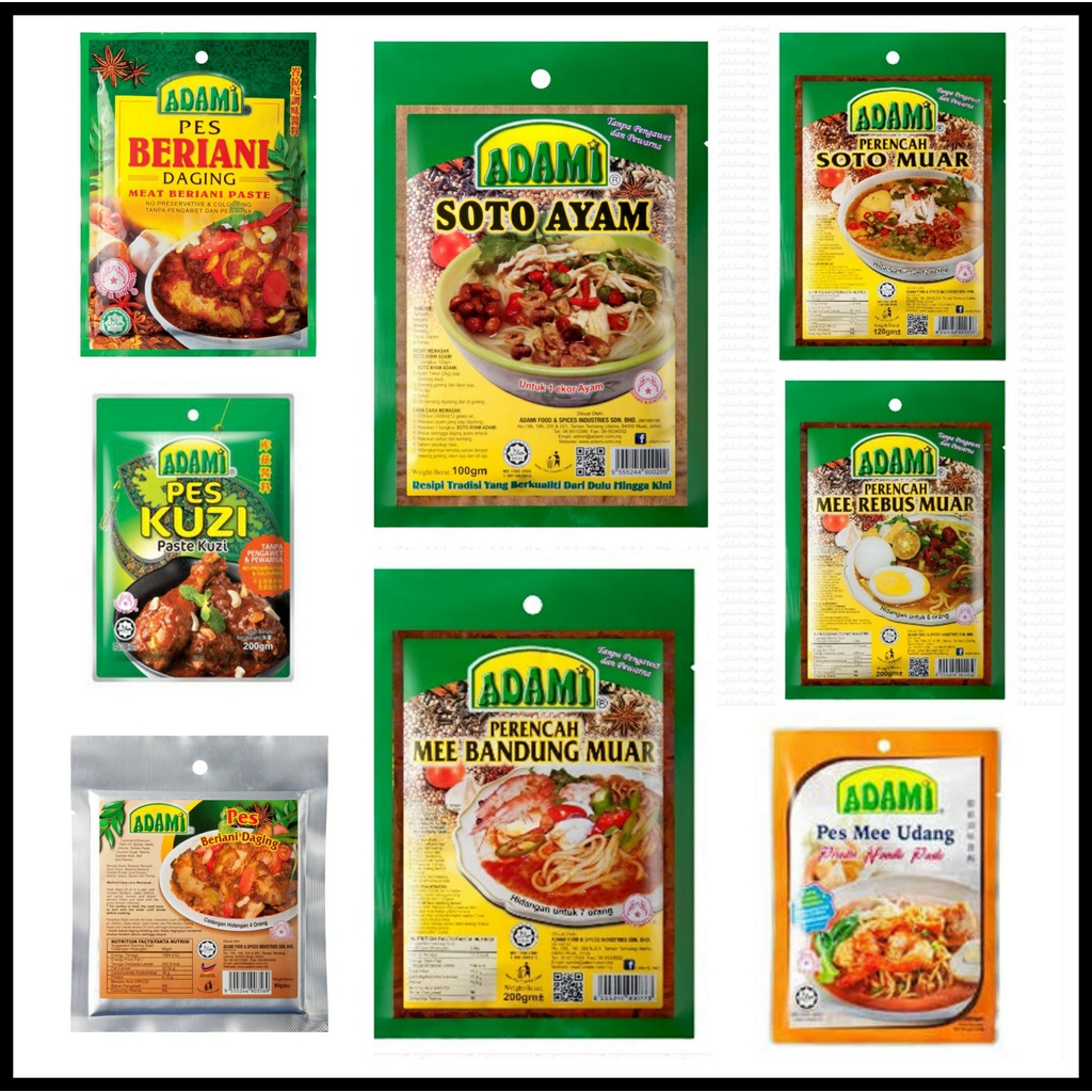 Pes AdamI Beriani MuarJohor, Pes Bandung, Pes Soto, Pes Mee Rebus, Pes ...