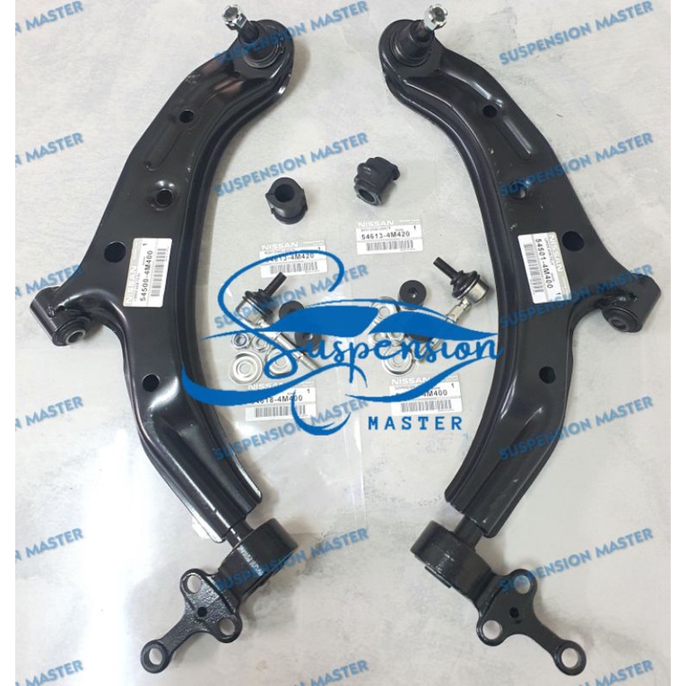 6 IN 1 SET - FRONT LOWER ARM/STABILIZER LINK/STABILIZER BUSH - NISSAN ...