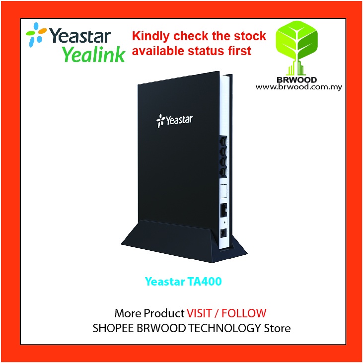 YEASTAR TA400: NEOGATE VOIP GATEWAY WITH 4 FXS PORT | Shopee Malaysia