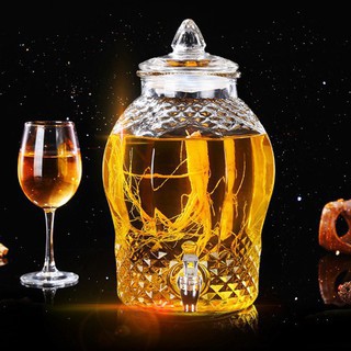 8 Liter Glass Soaking Jar Chun Diamond Pattern 8833 - 10L | Shopee Malaysia