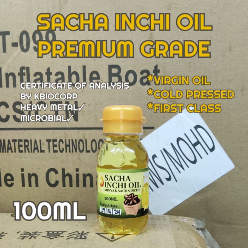 Premum Sacha Inchi Oil 100ml Cold Pressed First Grade | Shopee Malaysia