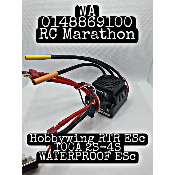 Hobbywing ESC 1 Wolf 100A / 60A Waterproof Brushless ESC High Power ...