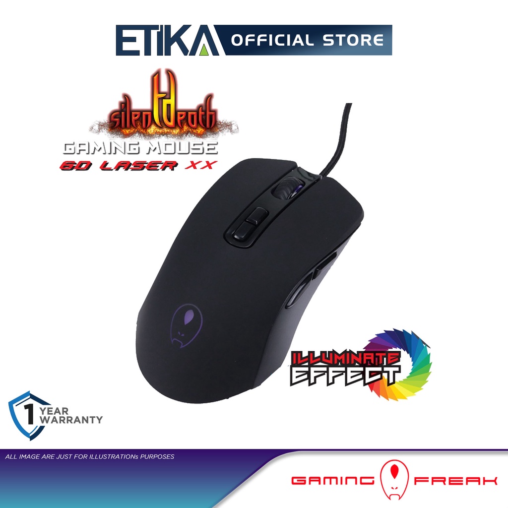 Gaming Freak XX4 | 7 Colour illuminations Gaming Mouse | Up to 7200dpi ...