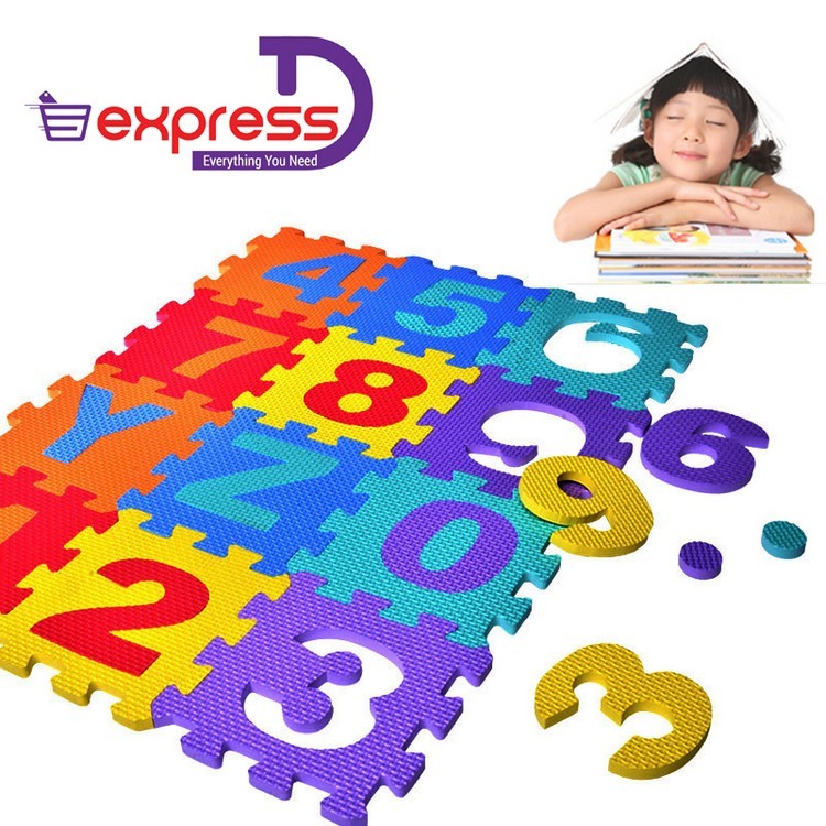 Abc Alphabet Number Puzzle Children Floor Play Mat Foam (36 Pcs ...