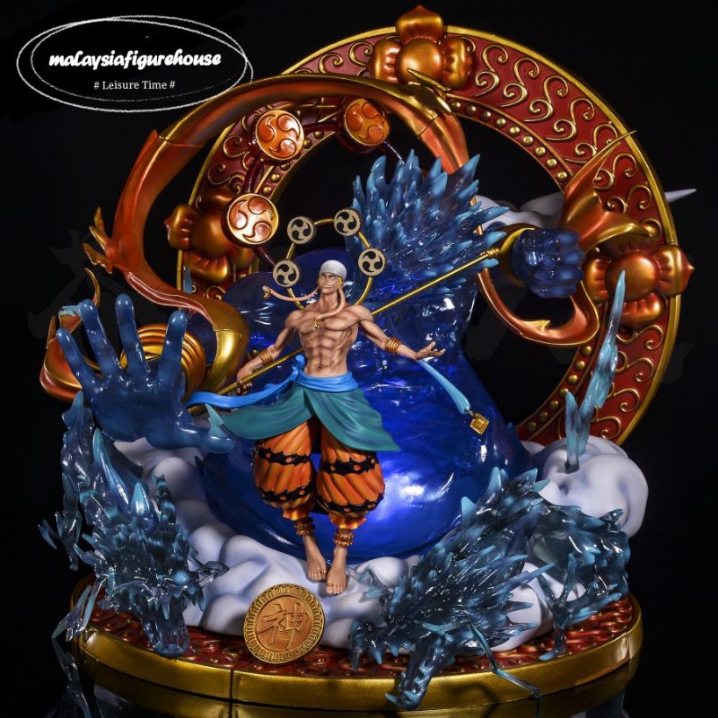 🔥READY STOCK🔥35CM ONE PIECE BP THUNDER GOD ENEL COPY RESIN GK FIGURE ...