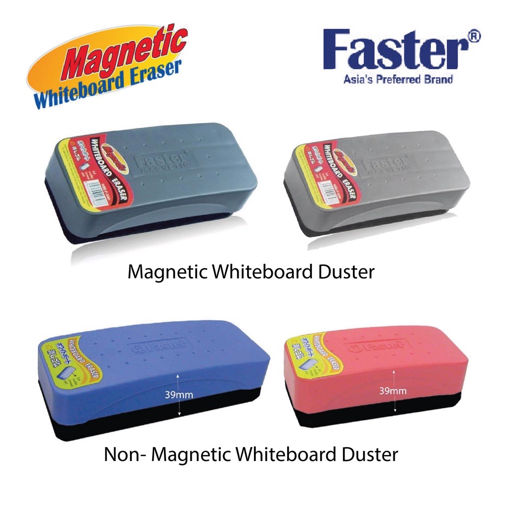Faster Magnetic Whiteboard Duster Eraser / Pemadam Whiteboard / Pemadam ...