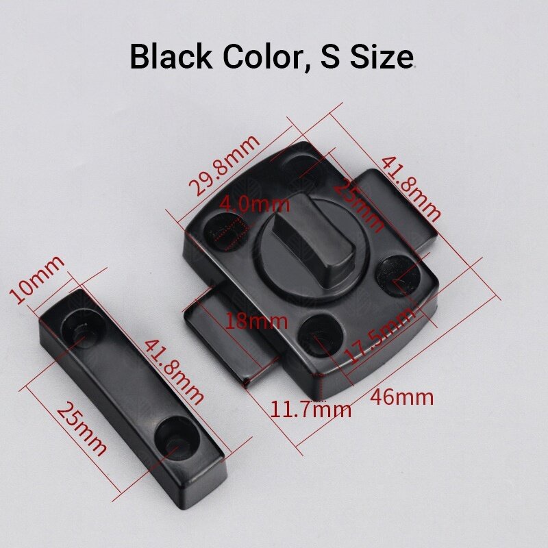 Rotate Bolt Gate Latch Latches Door Slide Lock Twist Safety Rotating ...