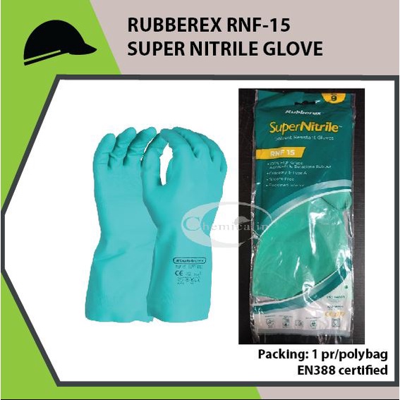 RUBBEREX RNF-15 SUPER NITRILE GLOVE | Shopee Malaysia