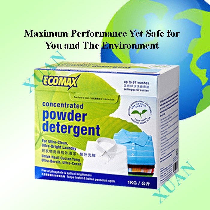 Eco Concentrated Powder Detergent(1kg) | Shopee Malaysia