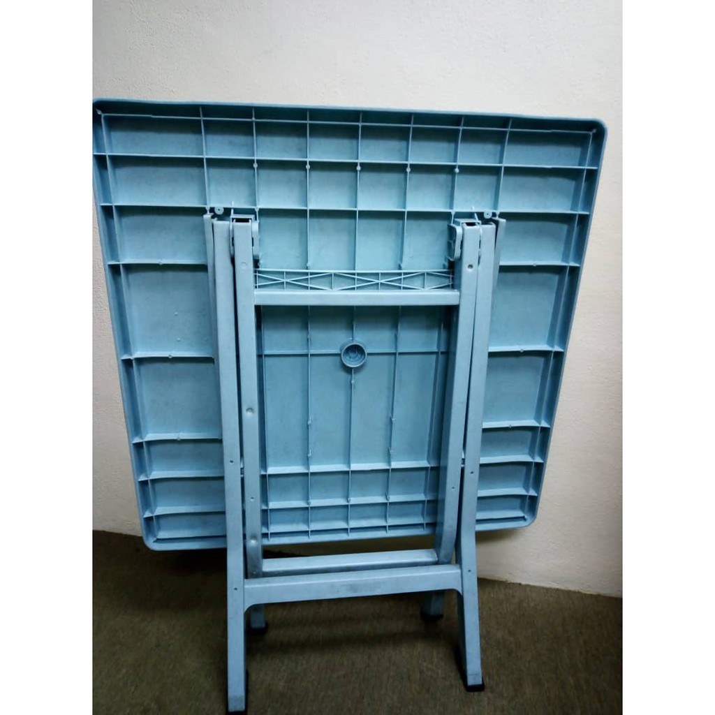 Square Plastic Dining Table/ Foldable Plastic Dining Table/ 3’ x 3 ...