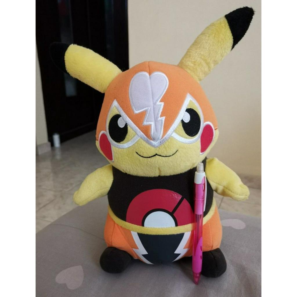 Pokemon Pikachu libre plush | Shopee Malaysia