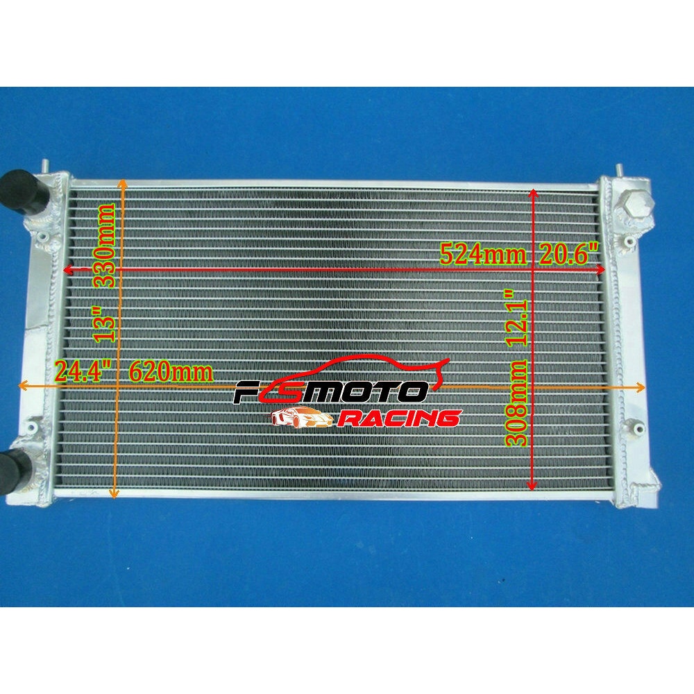 Aluminum Radiator for Volkswagen VW GOLF MK1 MK2 GTI/SCIROCCO 1.6 1.8 ...