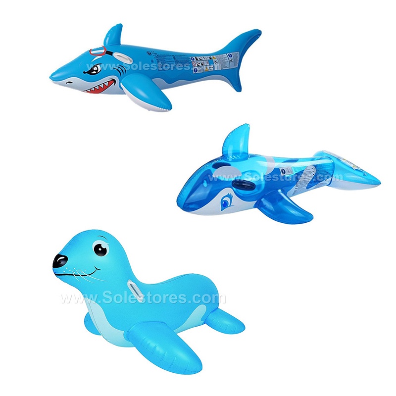 Inflatable Shark dolphin Sea Lion Pool Toys Float Swimming pool toys ...