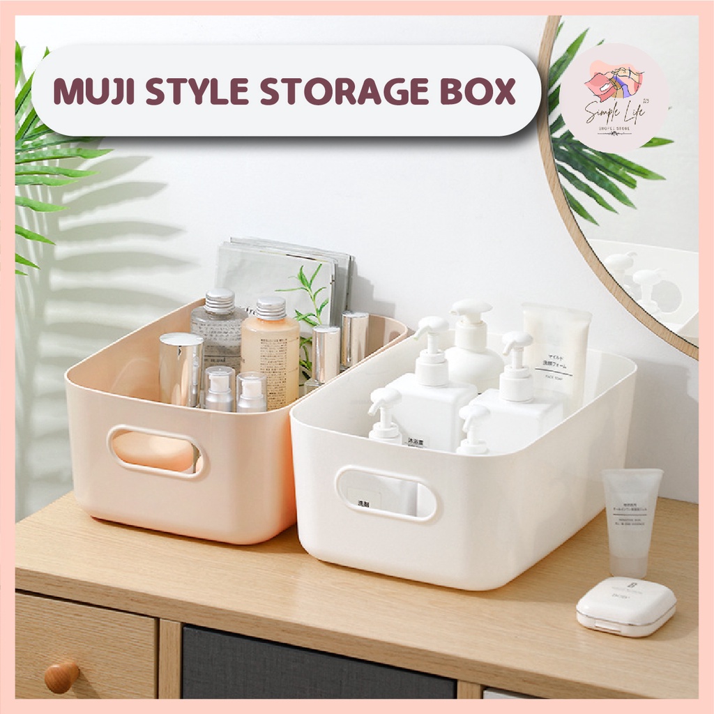 Muji Style Storage Box Modern Home Organizer/Desk Organizer/Cosmetic ...
